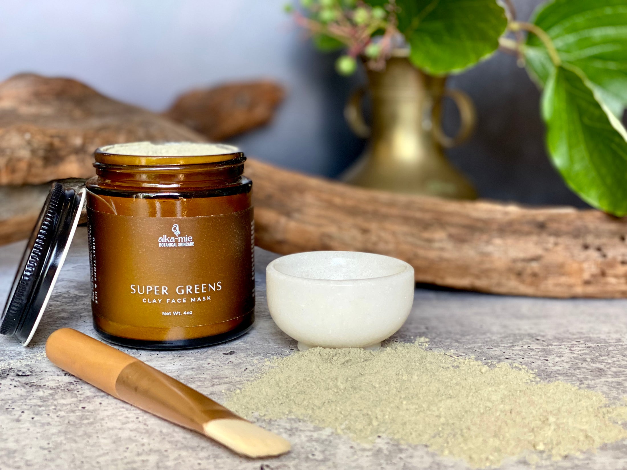 Super Greens Clay Face Mask – Alka-mie